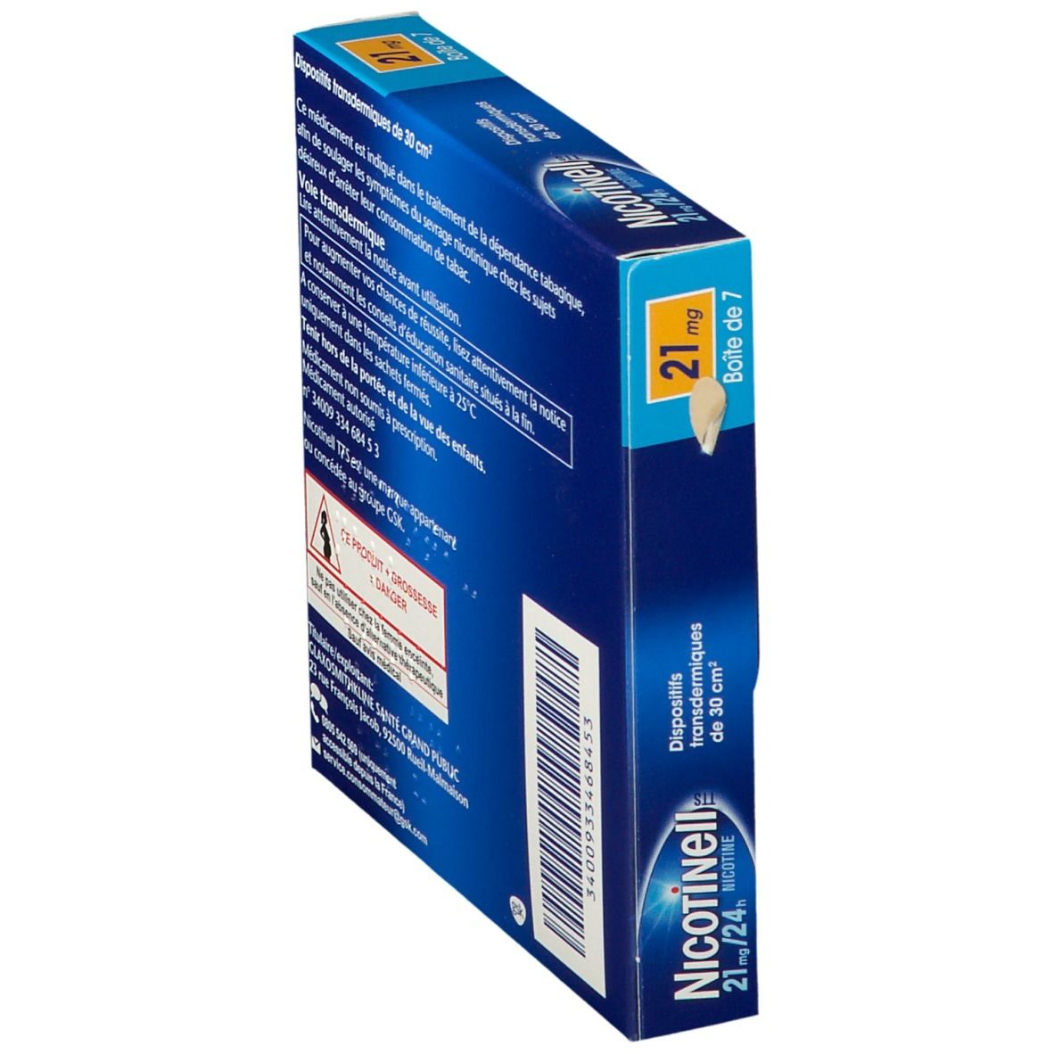 Nicotinell® TTS 21 mg/24 h 7 pc(s) - Redcare Pharmacie