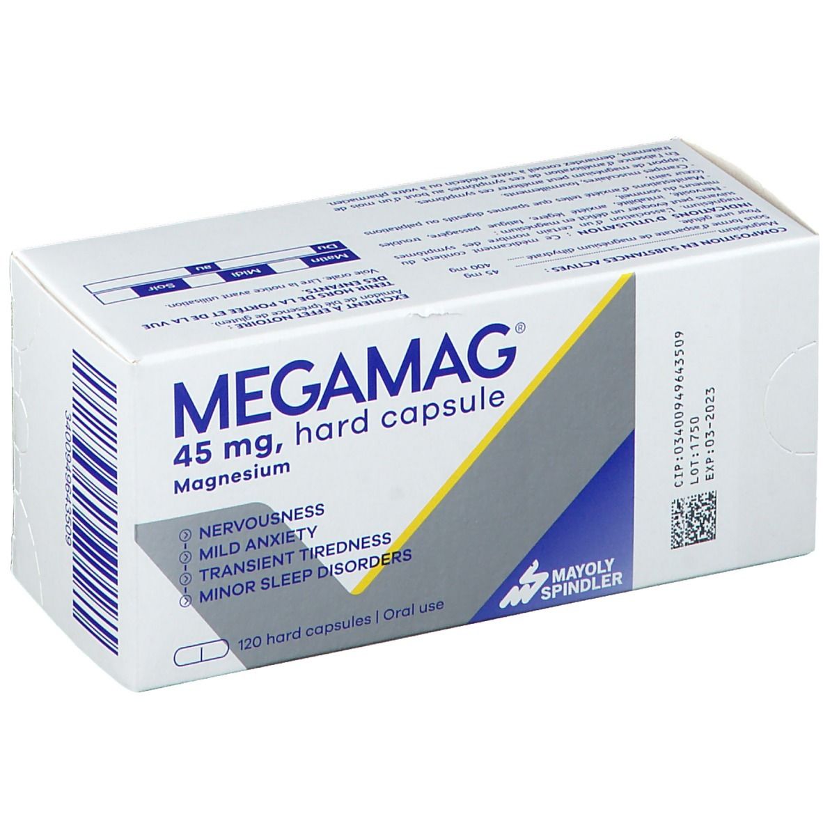 Megamag® Magnésium 120 pc(s) - Redcare Pharmacie