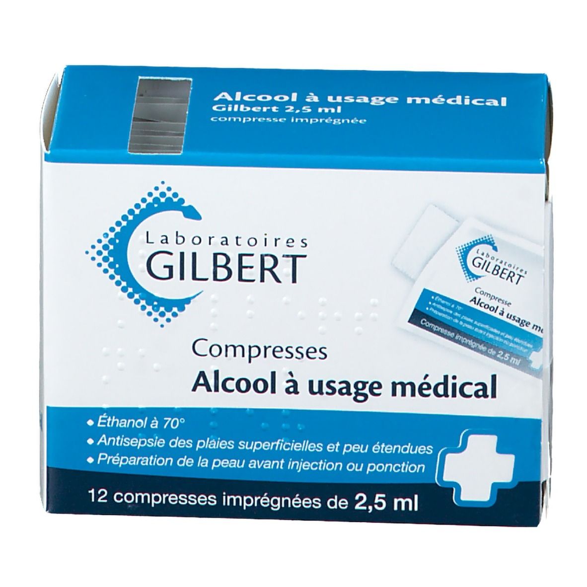 Gilbert Alcool à usage médical 12 pc(s) - Redcare Pharmacie