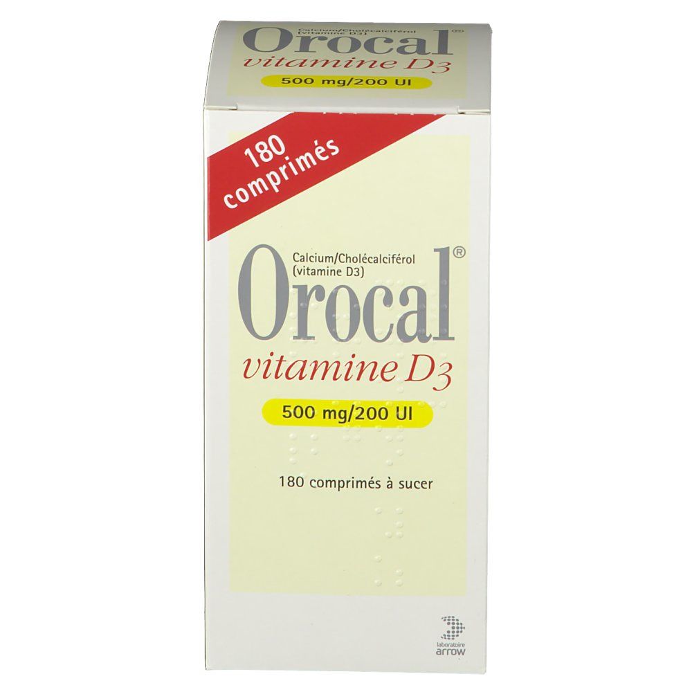 Orocal® Vitamine D3 180 pc(s) - Redcare Pharmacie