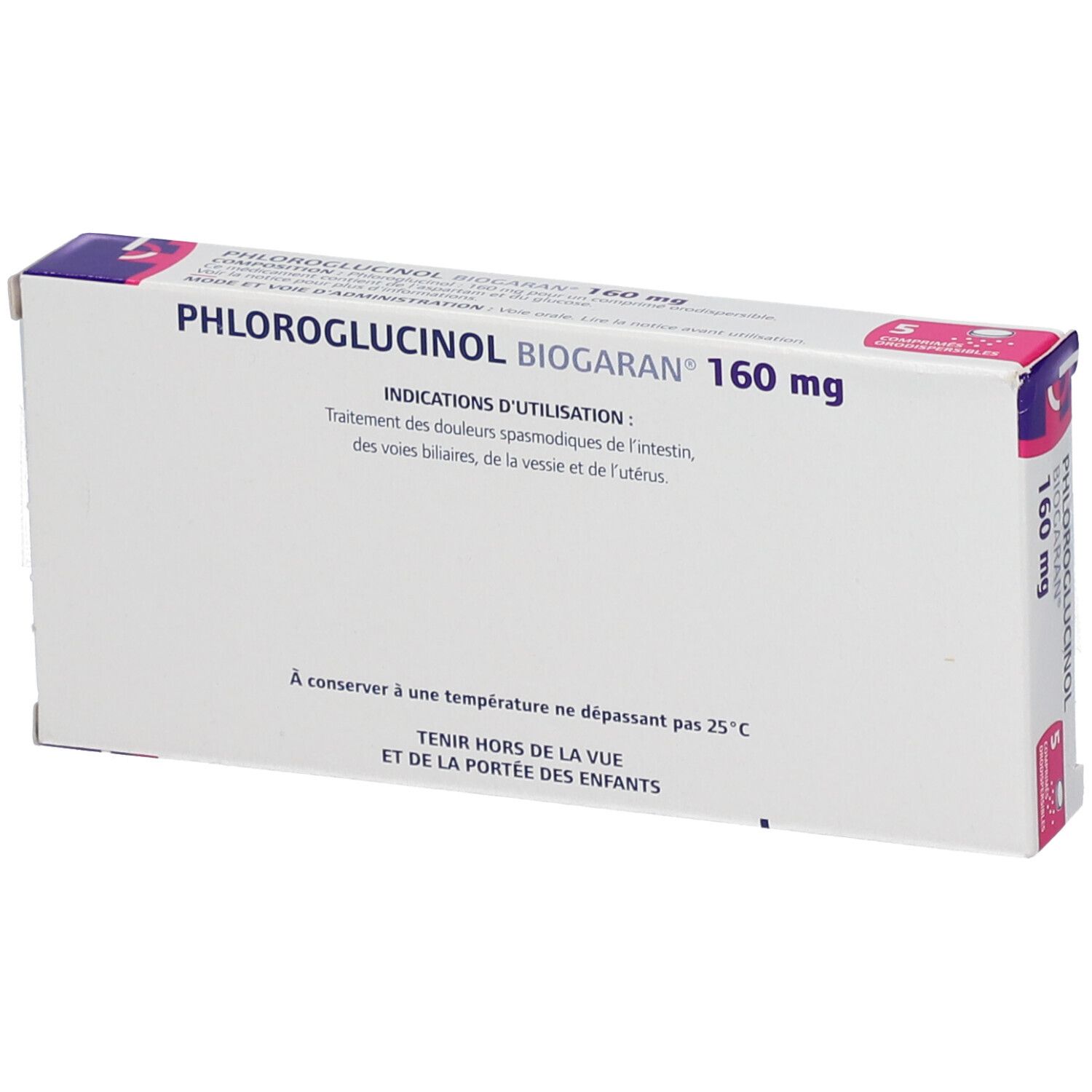 Phloroglucinol BIOGARAN 160 mg 5 pc(s) - Redcare Pharmacie