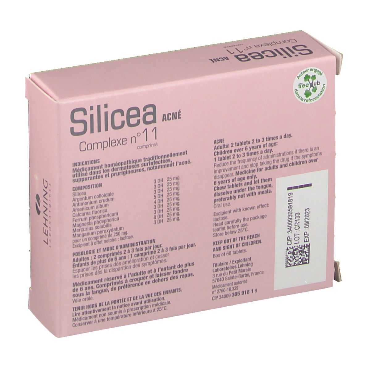 Silicea Complexe N°11 60 pc(s) - Redcare Pharmacie